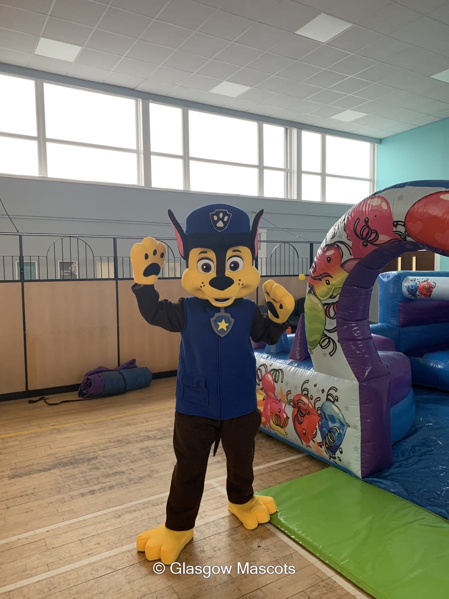Chase Mascot - Hire in Post Code | Glasgow Mascots