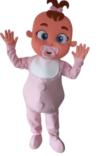 Gender reveal Baby Girl Mascot - Hire in Post Code | Glasgow Mascots