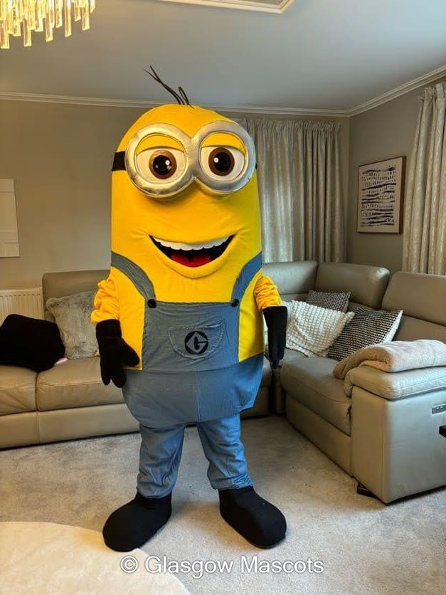 Phil Minion Mascot 2 - Hire in Post Code | Glasgow Mascots