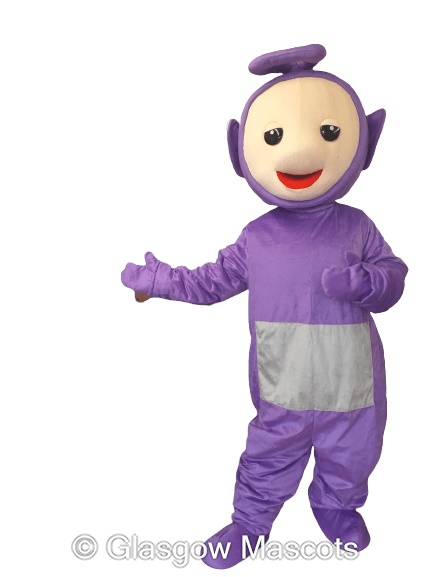 Tinky Winky Teletubby Mascot - Hire in Post Code | Glasgow Mascots